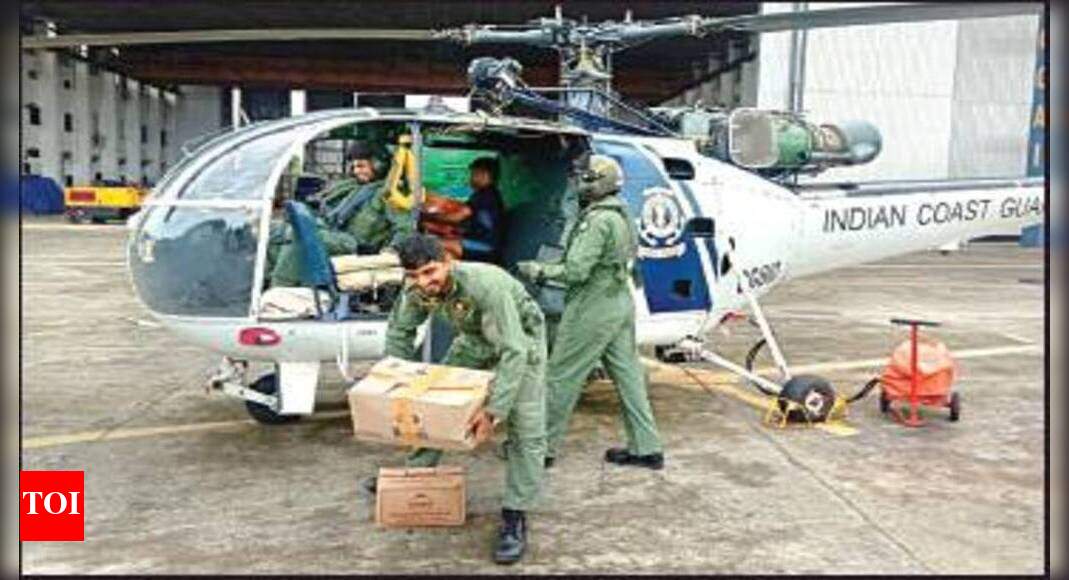 Goa: Coast Guard, Navy roped in for rescues | Goa News - Times of India