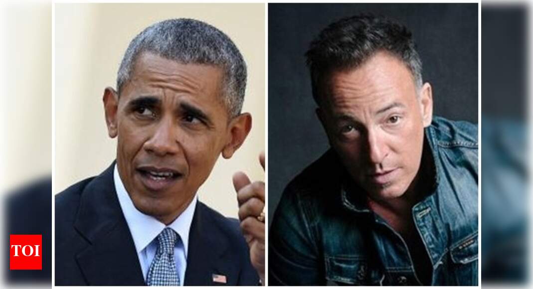Obama, Springsteen to share 'American stories' in new book - Times of India