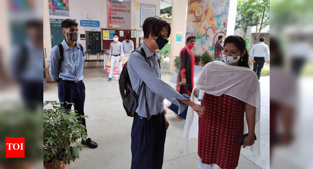 MP: Schools reopen for Class 12 students - Times of India