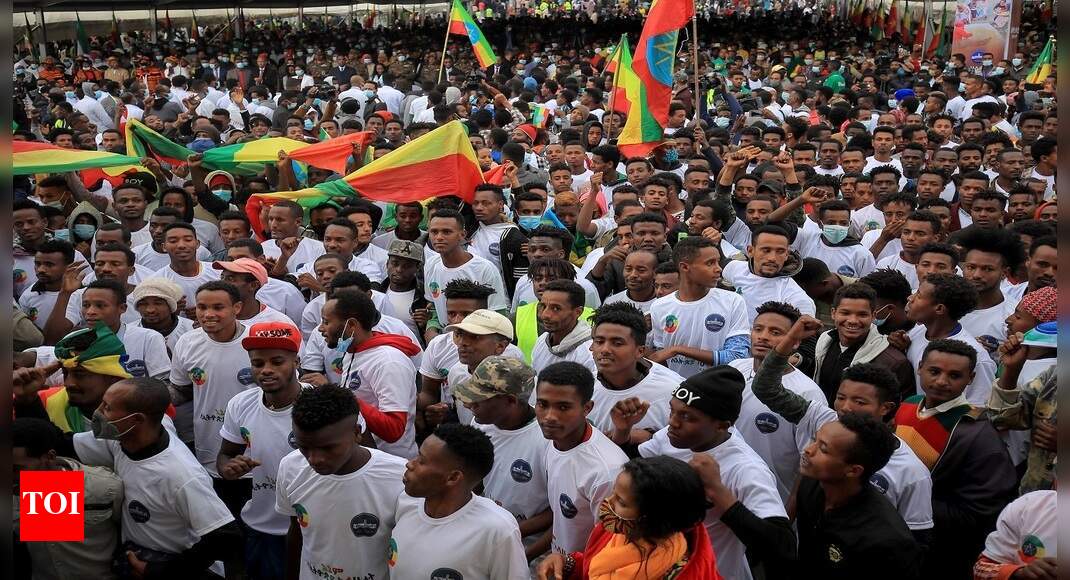 As Tigray war intensifies, Ethiopia parades new army recruits - Times ...