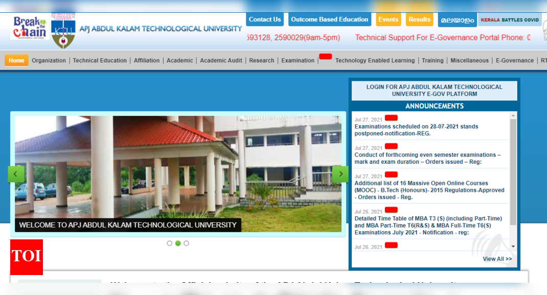 KTU BTech Exams Cancelled: Kerala HC cancels B-Tech 1st, 3rd semester exams of APJ Abdul Kalam ...