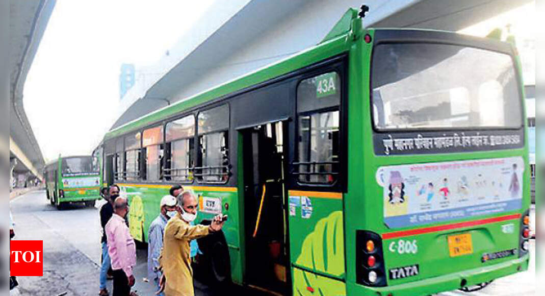 Pune: 200 more PMPML buses on roads after norms relaxation | Pune News ...