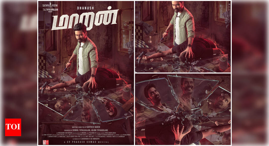 D43 first look: Dhanush's film with Karthick Narean titled Maaran ...