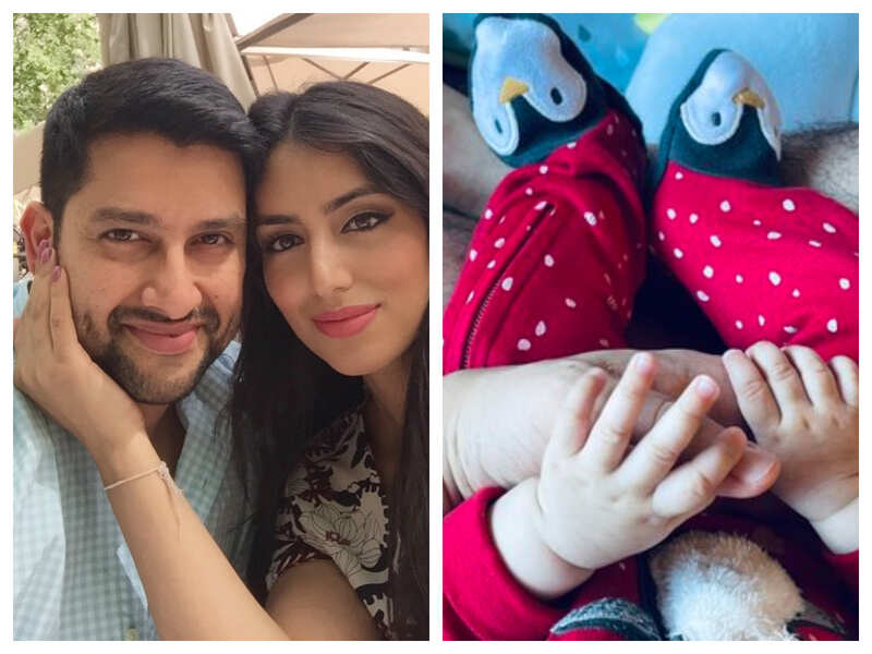 Aftab Shivdasani and wife Nin Dusanj celebrate the first birthday of ...