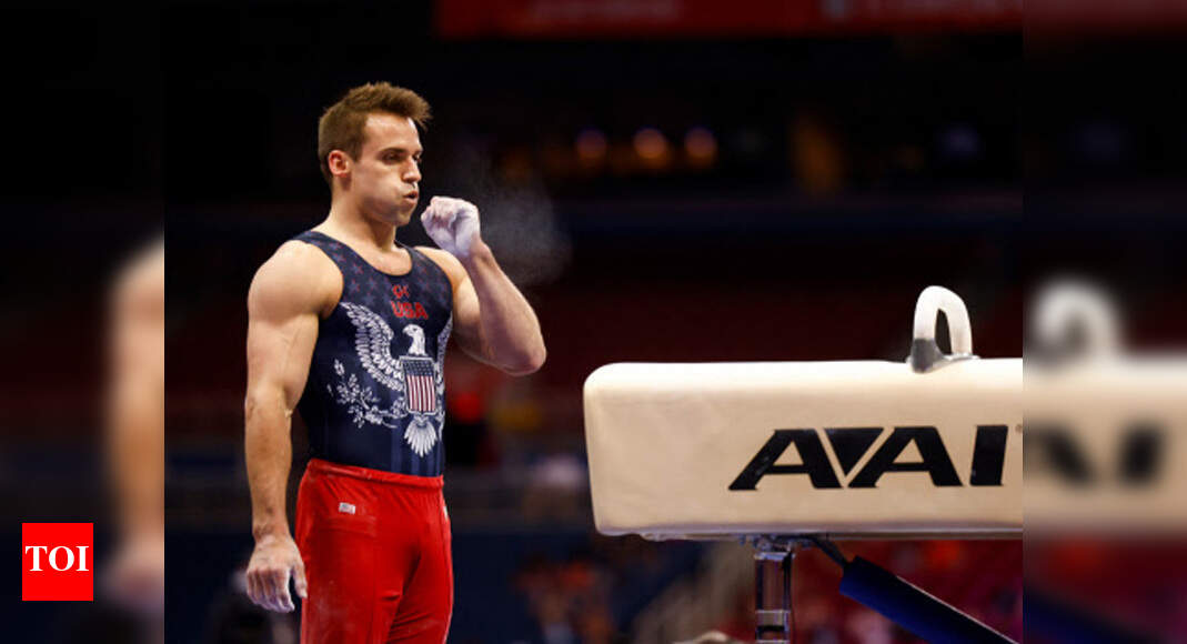 US gymnast Mikulak on quest to improve athletes' mental health after ...