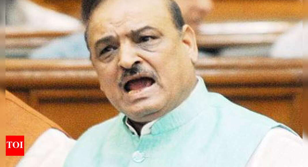 Om Prakash Sharma: Delhi assembly speaker suspends BJP MLA Om Prakash Sharma | Delhi News ...