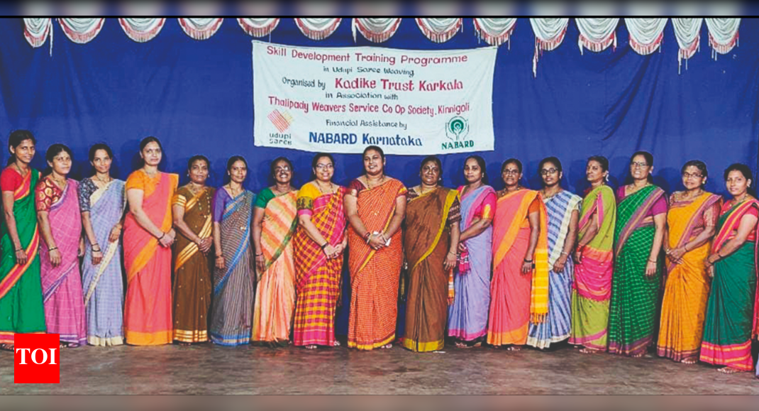Udupi sari revival attracts budding fashion designers | Mangaluru News ...