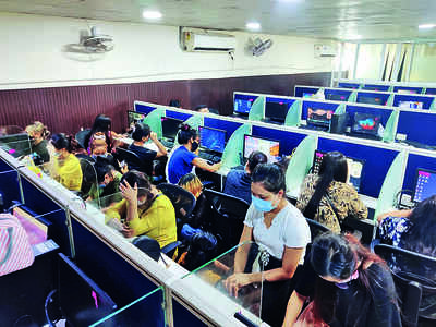 Delhi: Call centre busted in Dwarka, 12 held | Delhi News - Times of India