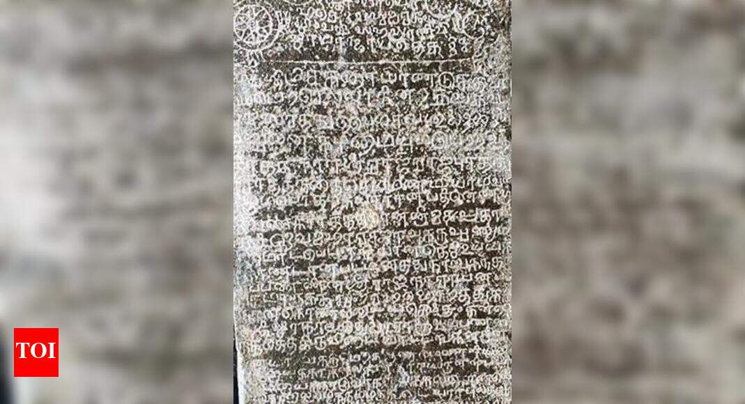 Tamil inscription from Kakatiya era found in medieval AP port town ...