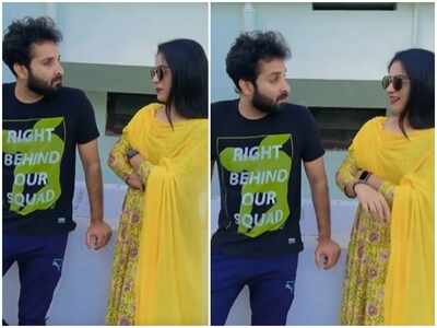 Kudumbavilakku co-stars Noobin and Athira recreate the iconic scene of ...