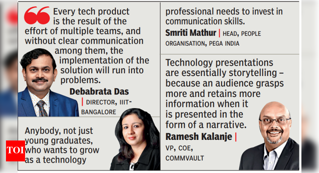 Why techies need to become good story tellers - Times of India