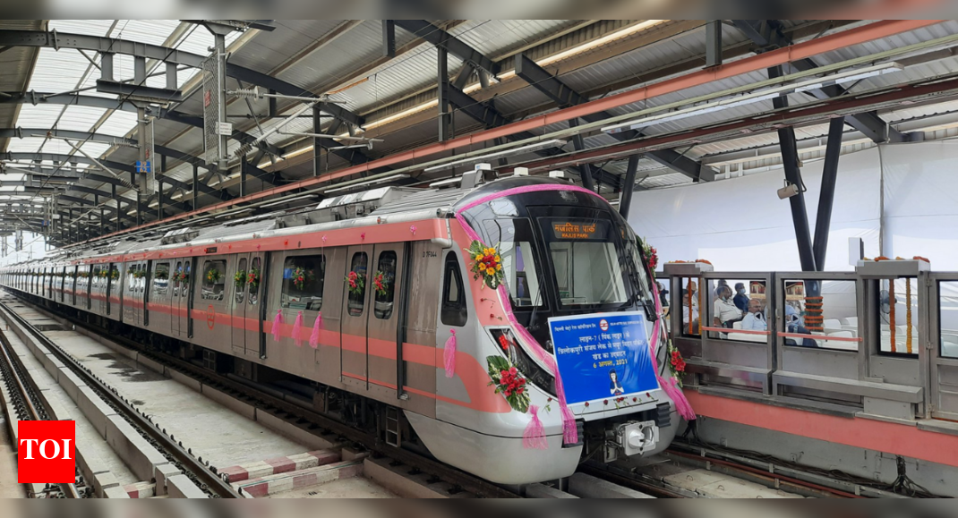 Delhi Metro Pink Line Route: Missing link bridged, Delhi Metro's Pink ...