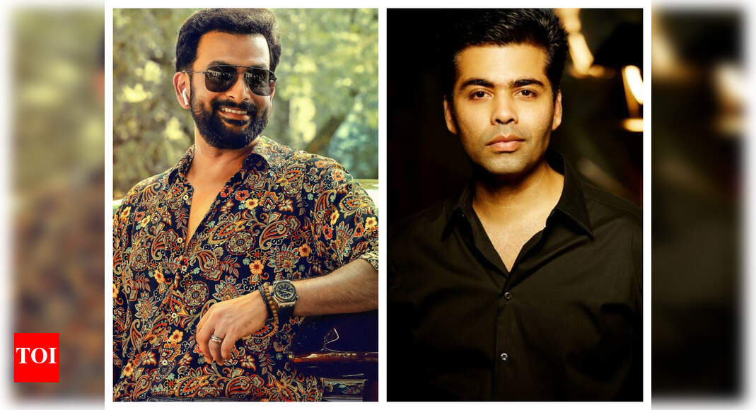 Karan Johar lauds the trailer of Prithviraj Sukumaran starrer ‘Kuruthi ...