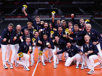 Tokyo Olympics: France beat ROC in men's volleyball final to win first ...