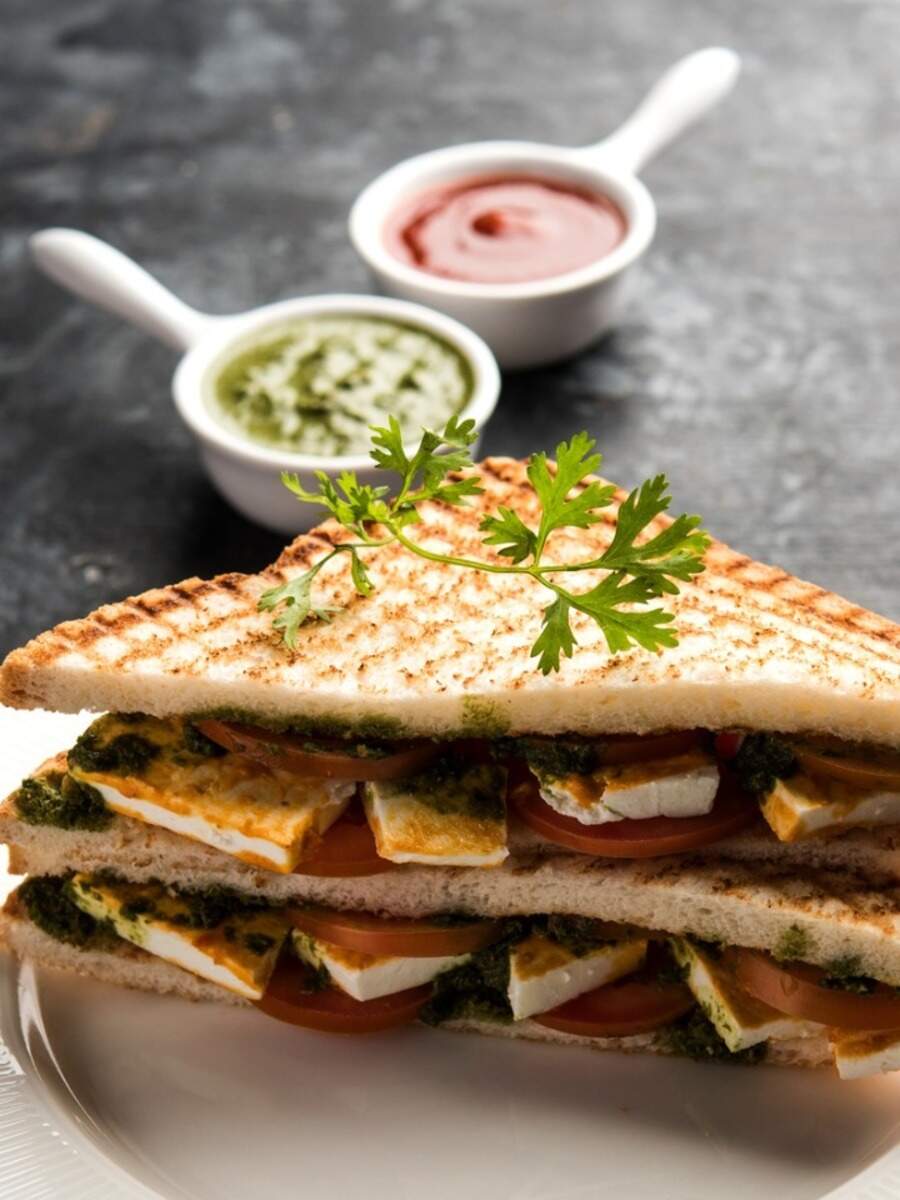 Protein-packed Paneer Sandwich recipe | Times of India