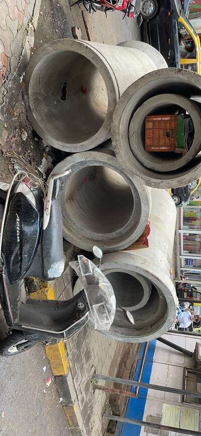 Pipes on Footpath - Times of India
