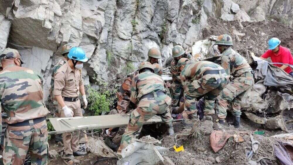 Kinnaur landslide: Photos of search and rescue operations | The Times of India