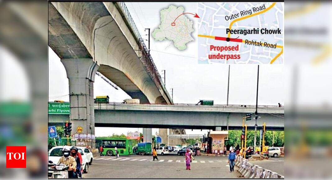Delhi: Focus on slip road, foot overbridge to free Peeragarhi Chowk ...