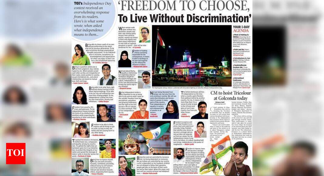 ‘Freedom to choose; to live without discrimination’ | Hyderabad News ...