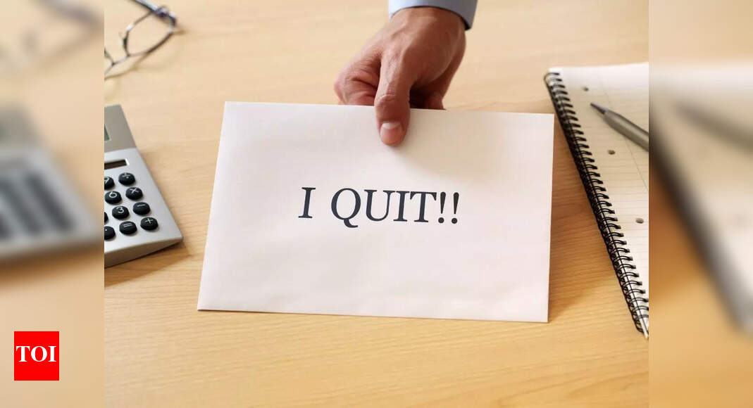 Signs you are ready to quit your job - The Times of India