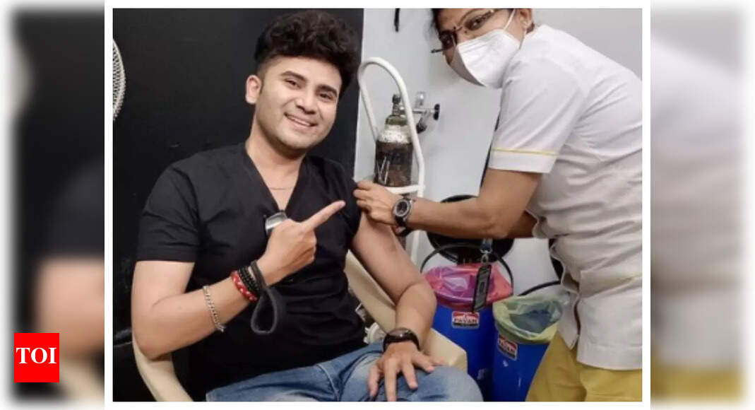Sanket More receives his first dose of the Covid-19 vaccine; see pic ...
