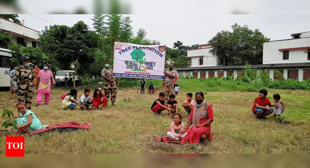 CISF, Team Sanrakshika in Kolkata organise tree plantation drive ...