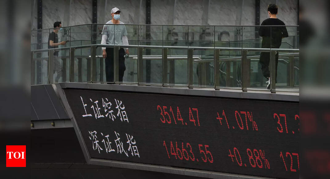 Chinese tech stocks fall again after 3-day rally - Times of India