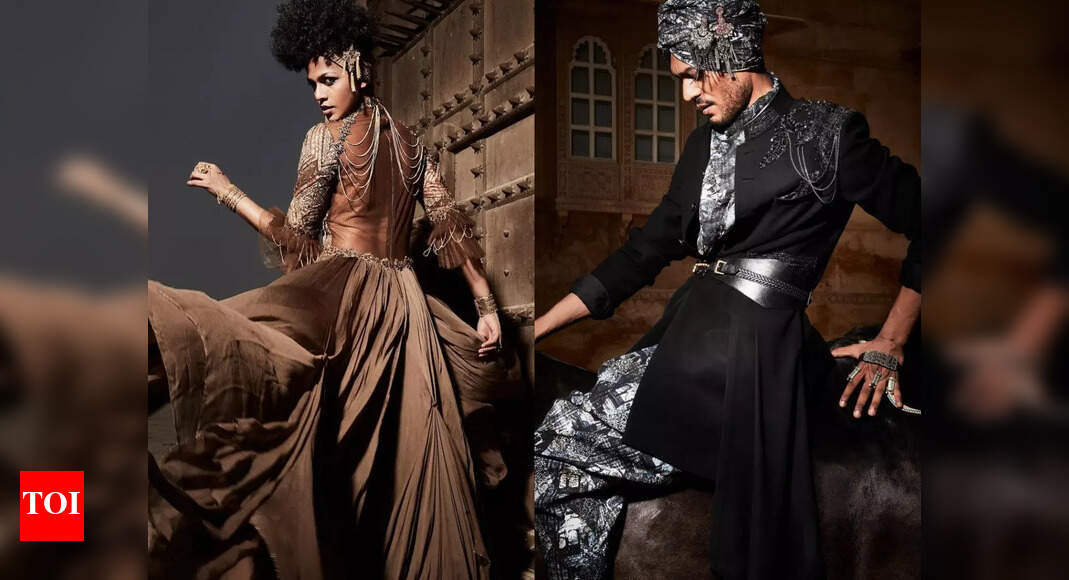 Shantanu & Nikhil wow onlookers with their ceremonial couture ...