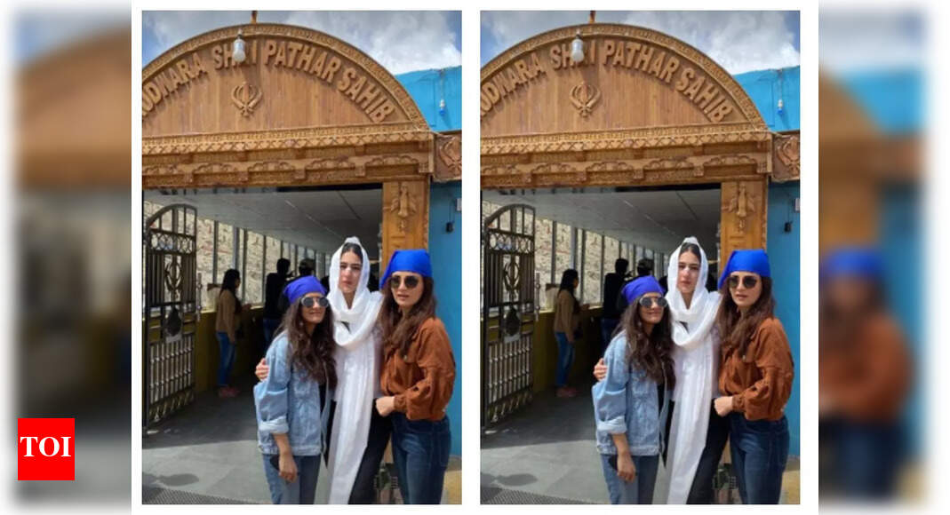 Sara Ali Khan, Radhika Madan and Jasleen Royal strike a pose together ...