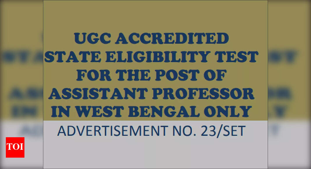 WBCSC SET 2021 Last Date To Apply Is Sept 15 Exam On Jan 9 Times Of