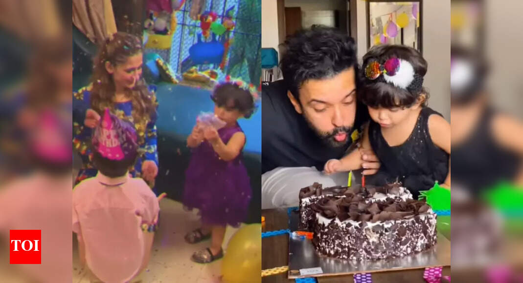 Sanjeeda Shaikh and Aamir Ali’s daughter Ayra turns 2; here’s a sneak ...
