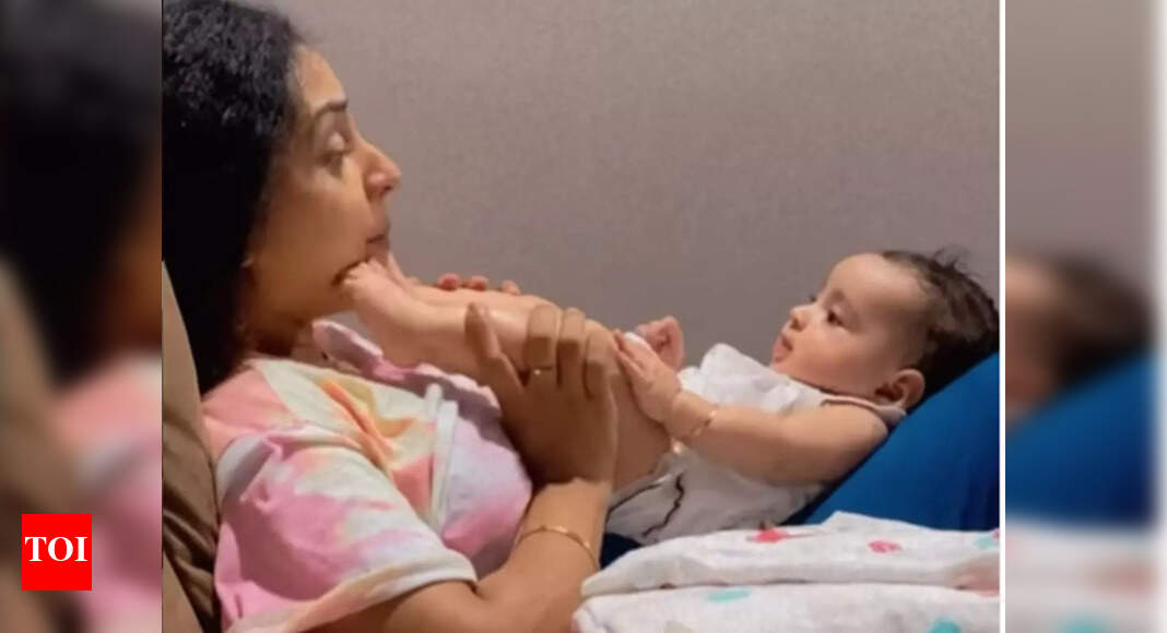 This video of Pearle Maaney teaching music to daughter Nila is too cute ...