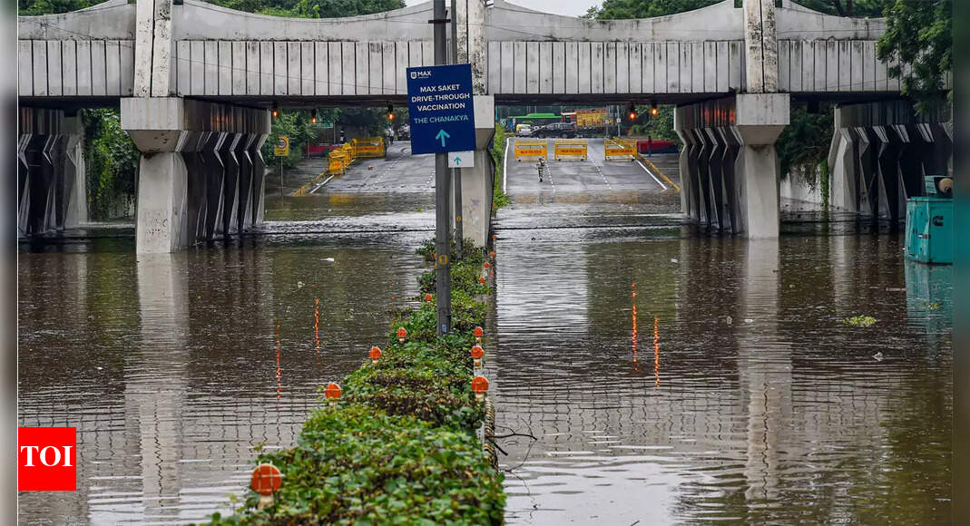Why Delhi’s VIP areas get waterlogged | Delhi News - Times of India
