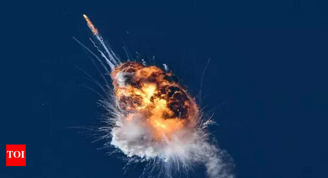 Rocket ‘terminated’ in fiery explosion over Pacific Ocean - The Times ...