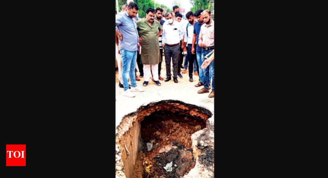 Haryana: Jind MLA Krishan Middha gives officials 3 days to repair roads ...