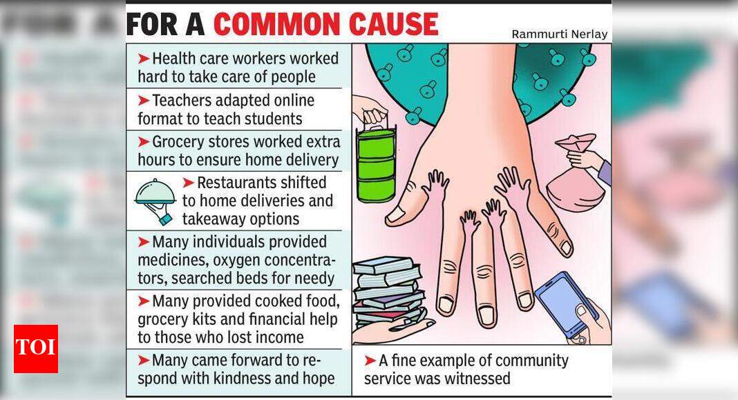 Helping Hands: People realized the power of supporting each other ...