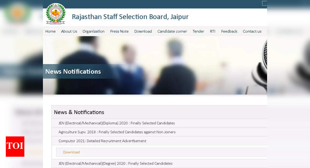 RSMSSB Computer Recruitment 2021: Apply online for 250 Sanganak posts ...