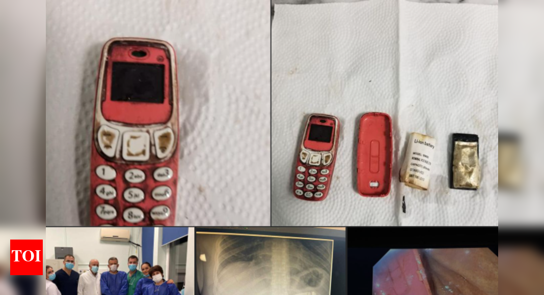 Man swallows phone, undergoes two-hour-long surgery to remove it ...