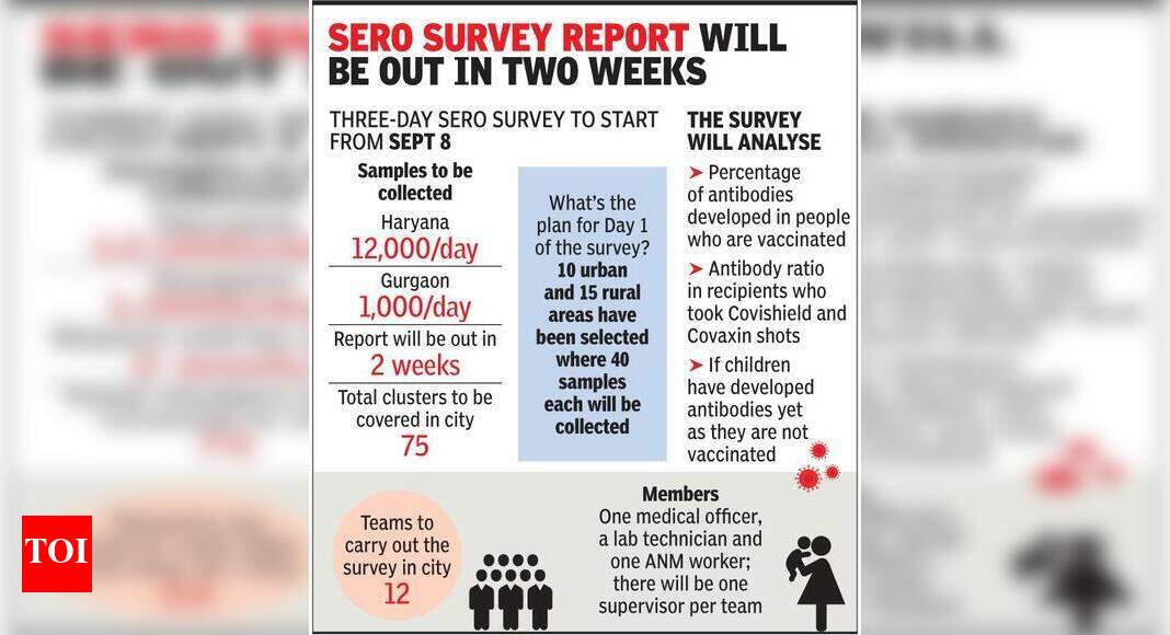 Sero survey micro plan: 25 areas to be covered today | Gurgaon News ...