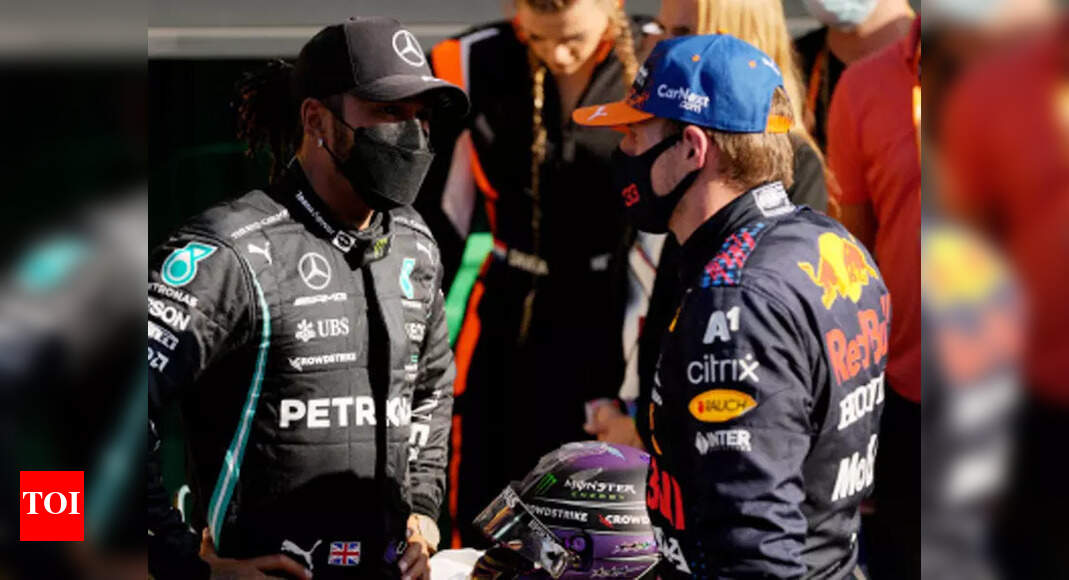 F1 title rivals Verstappen and Hamilton sprint to the 'Temple of Speed ...