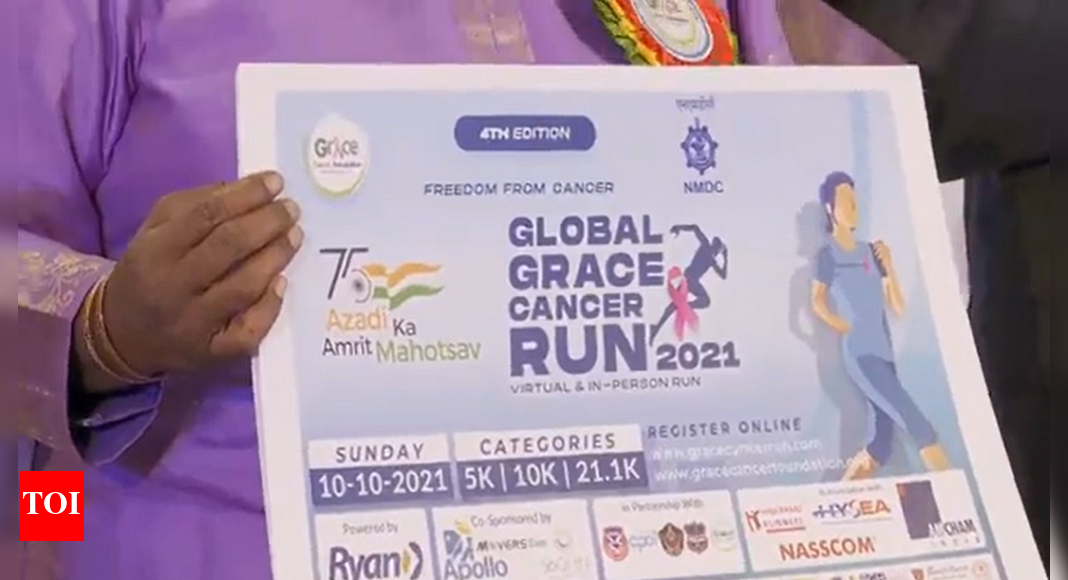 Hyderabad: Fourth edition of NMDC Grace Cancer Run formally launched ...
