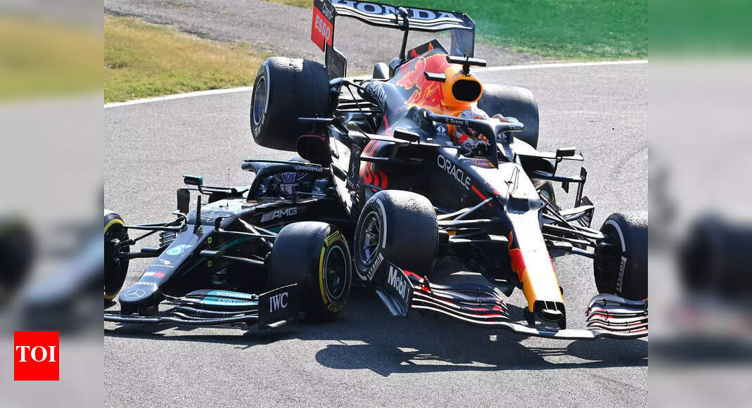 Lewis Hamilton and Max Verstappen blame each other for Monza crash ...