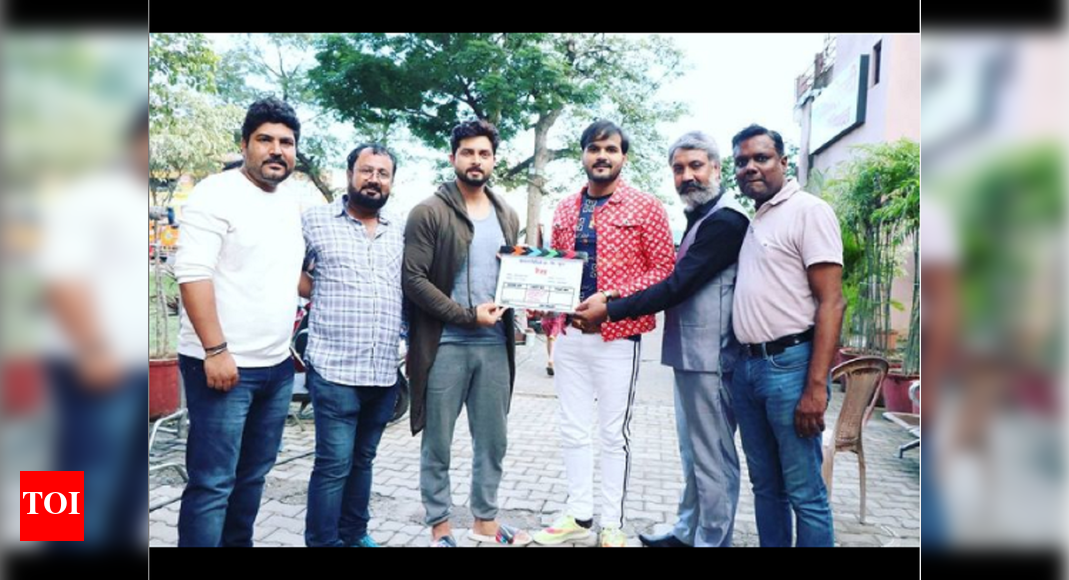 Arvind Akela Kallu and Vikrant Singh starts shooting for the film 'Race' | Bhojpuri Movie News ...