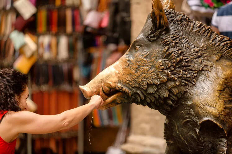 Rubbing these ‘good luck’ statues is believed to bring good fortune ...