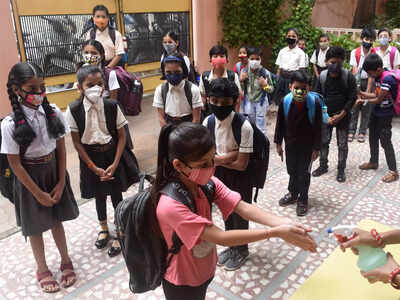 Covid 19: Primary section of MP schools reopen after break due to Covid ...