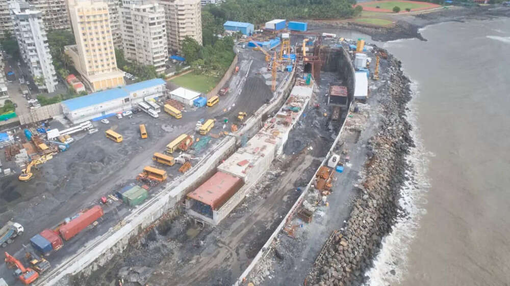 Mumbai Coastal Road Project: Photos of progress work | The Times of India
