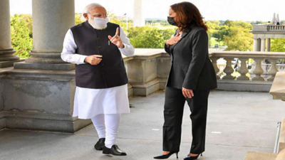PM Modi’s special gift to Kamala Harris | India News - Times of India