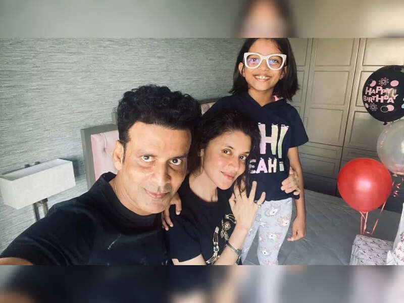 Manoj Bajpayee pens a lovely note for daughter Ava Nayla - Times of India
