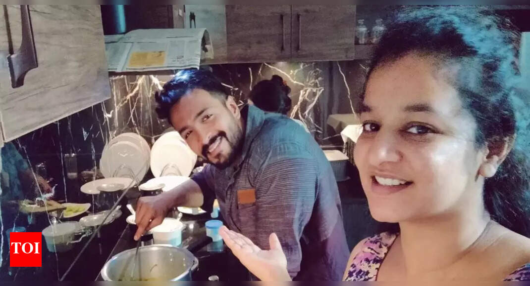 In pics: When Darshak Gowda turns a chef for wife Shilpa Ravi - Times ...