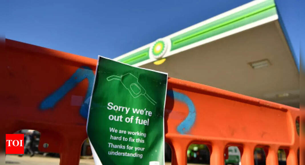 Explained: Fuel shortage and long queues at UK petrol stations - Times of India